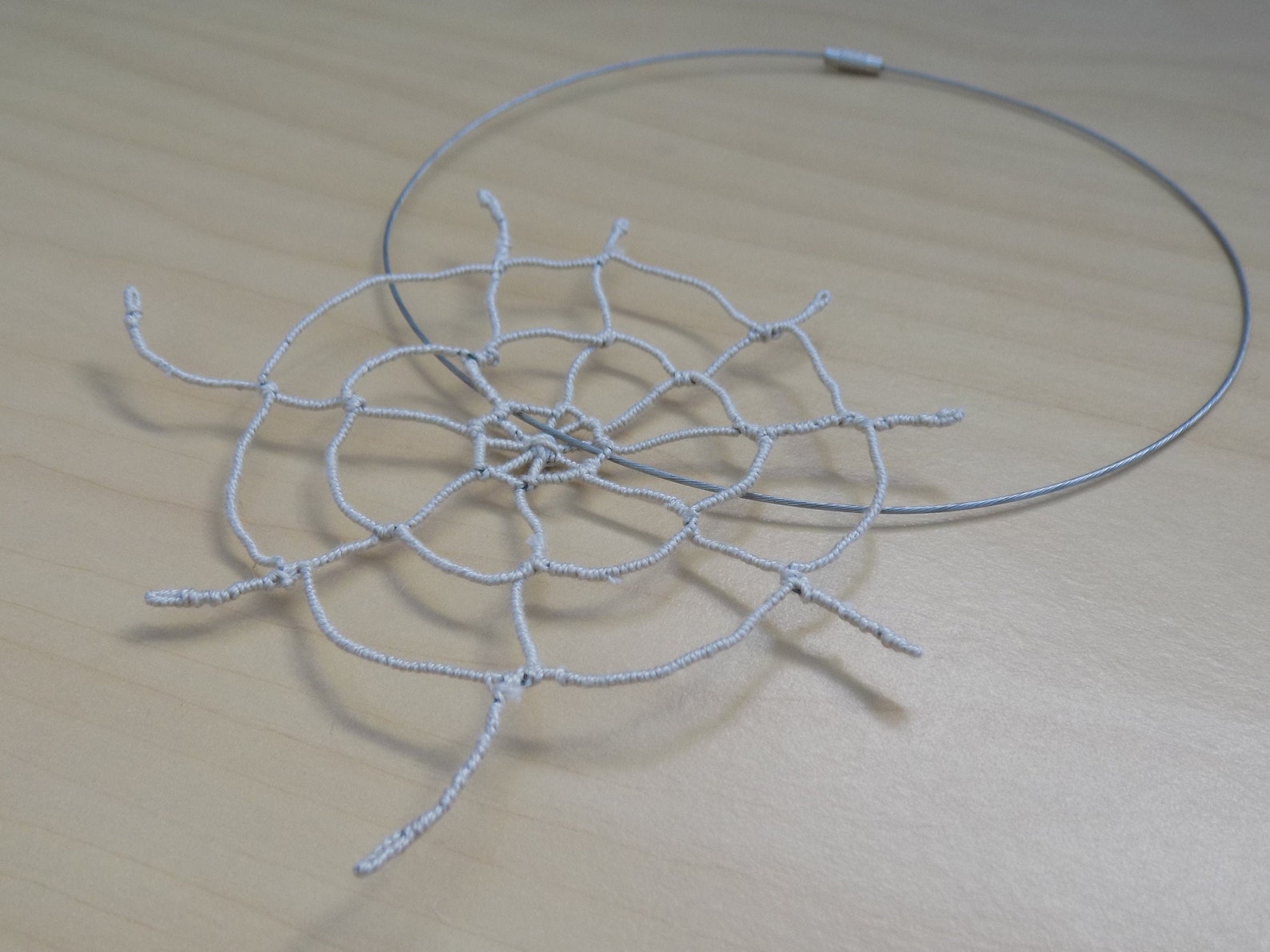 MACRAMÉ WEAVING PATTERN Halloween Spider's Web for Decor or Jewelry ...