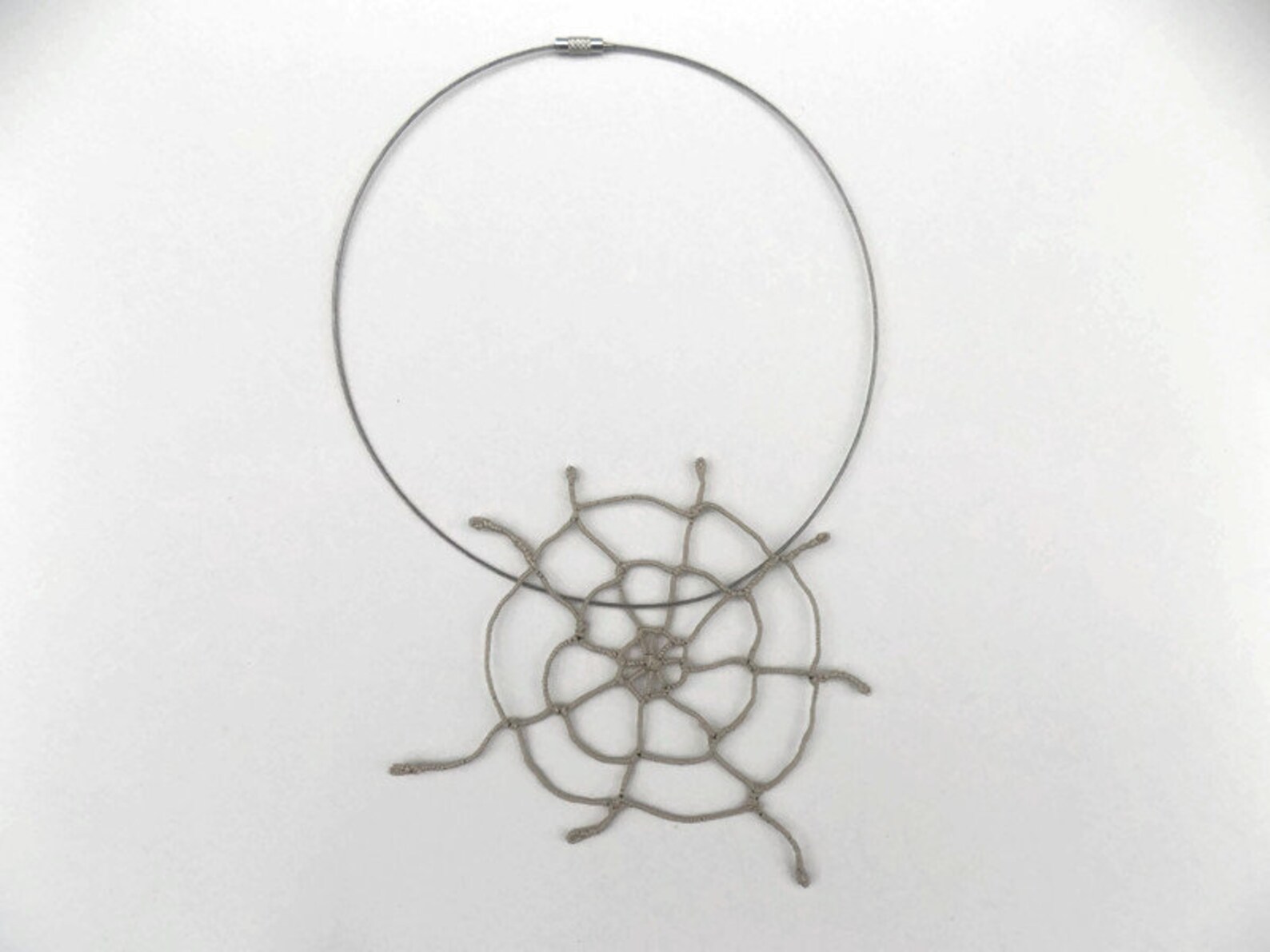 MACRAMÉ WEAVING PATTERN Halloween Spider's Web for Decor or Jewelry ...