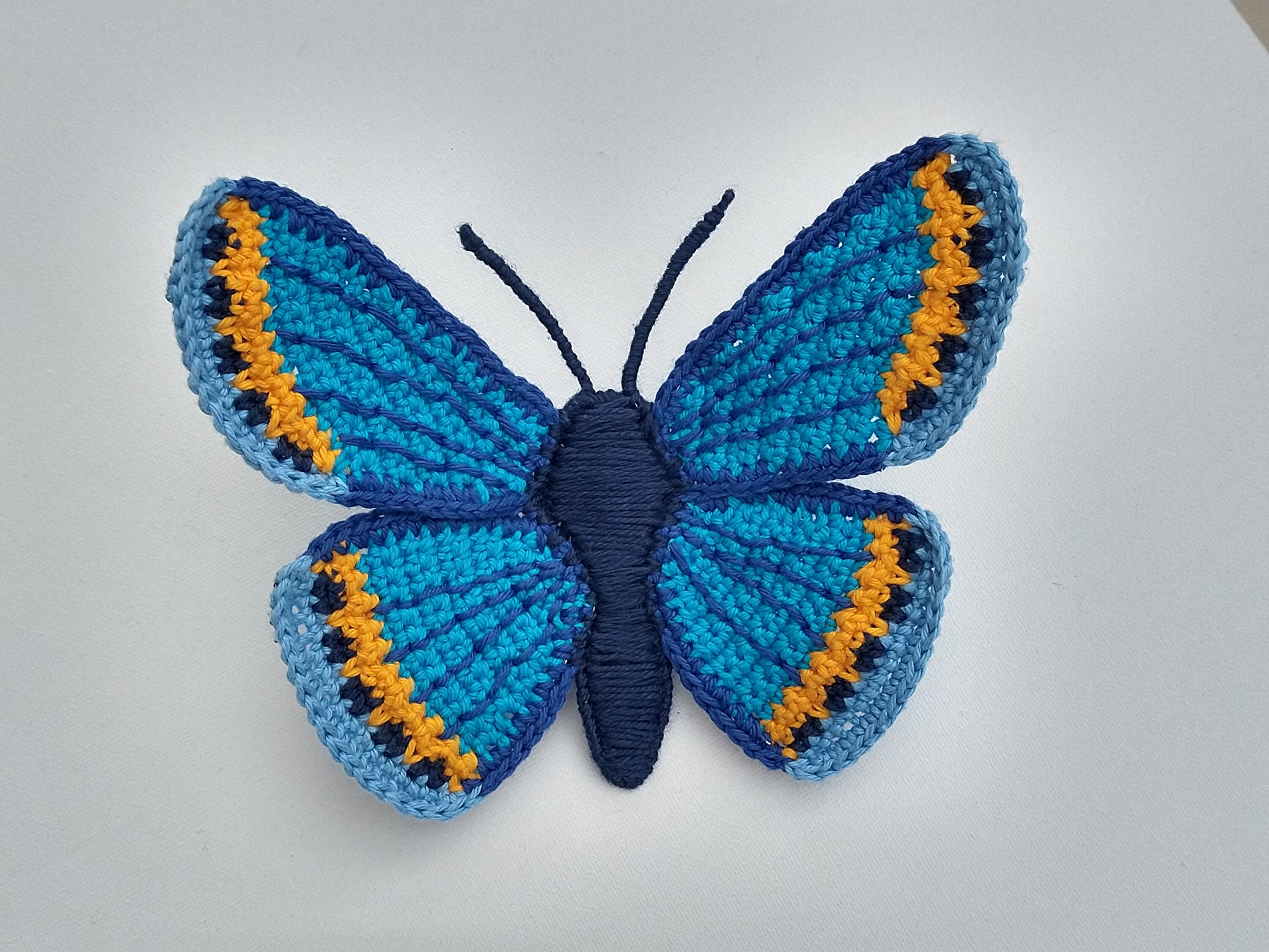 CROCHET PATTERN: Crochet Butterfly for Decor or Jewelry Creation - Etsy