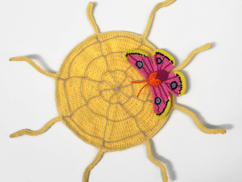 MACRAMÉ WEAVING PATTERN Halloween Spider's Web for Decor or Jewelry ...