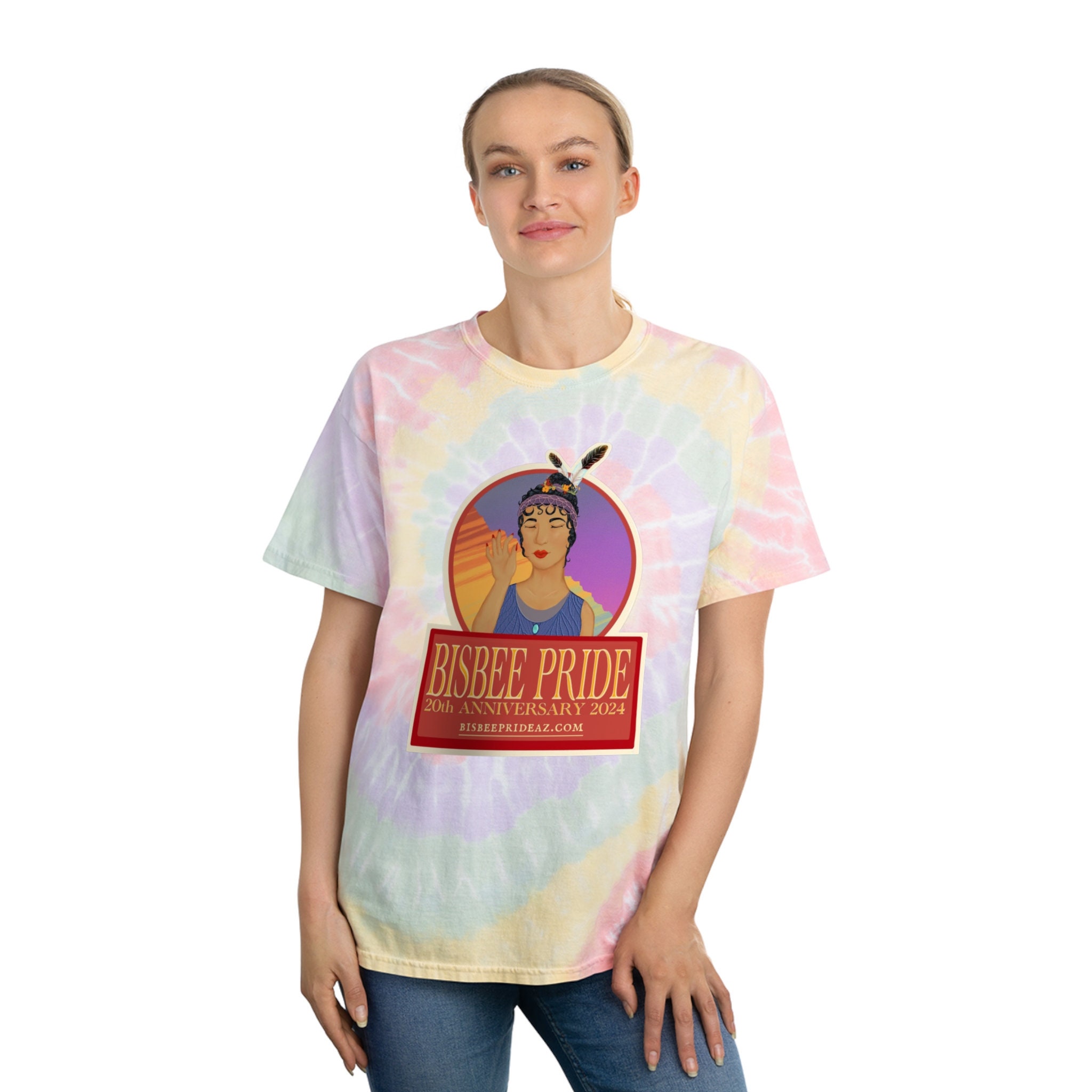 Bisbee Pride Official Art 2024 Tie-dye Tee, Spiral - Etsy