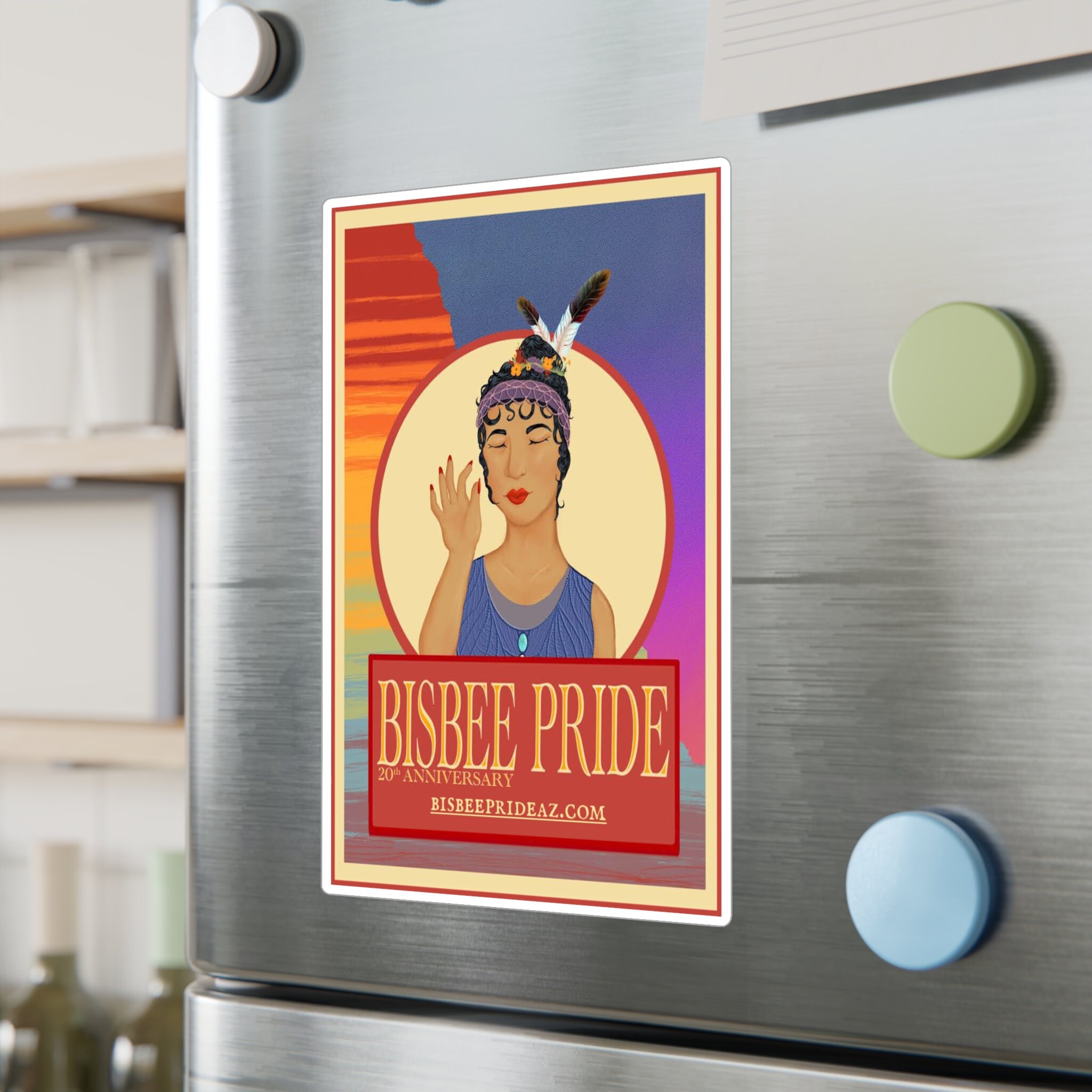 Bisbee Pride Official Art 2024 Version Kiss-cut Vinyl Decals - Etsy