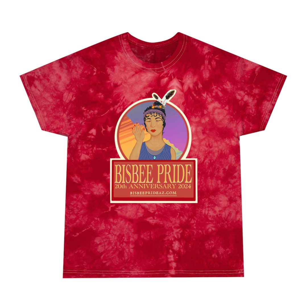 Bisbee Pride Official Art 2024 Tie-dye Tee, Crystal - Etsy