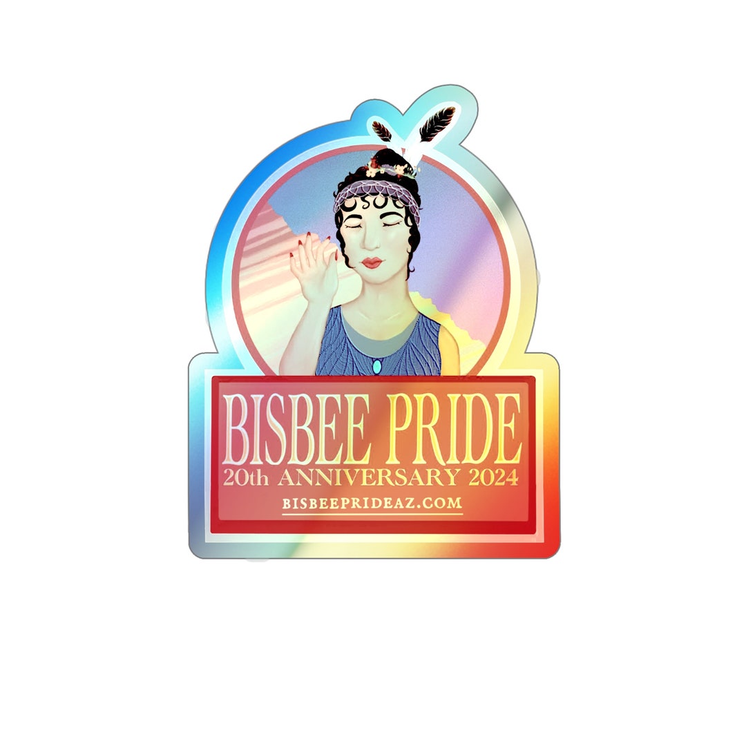 Bisbee Pride Official Art 2024 Version 2 Holographic Die-cut Stickers ...