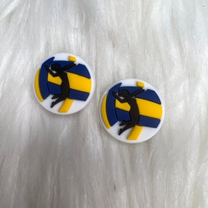 Volleyball Croc Charms - Etsy
