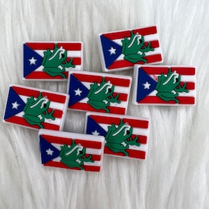 Puerto Rico Croc Charms - Etsy