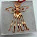 Small Curly COPPER ANGEL - Etsy