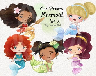 Clip Art Mermaid | Etsy