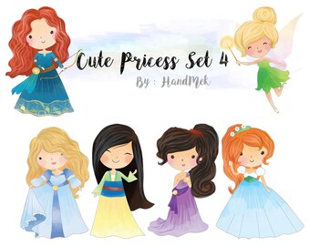 Clipart Princess | Etsy