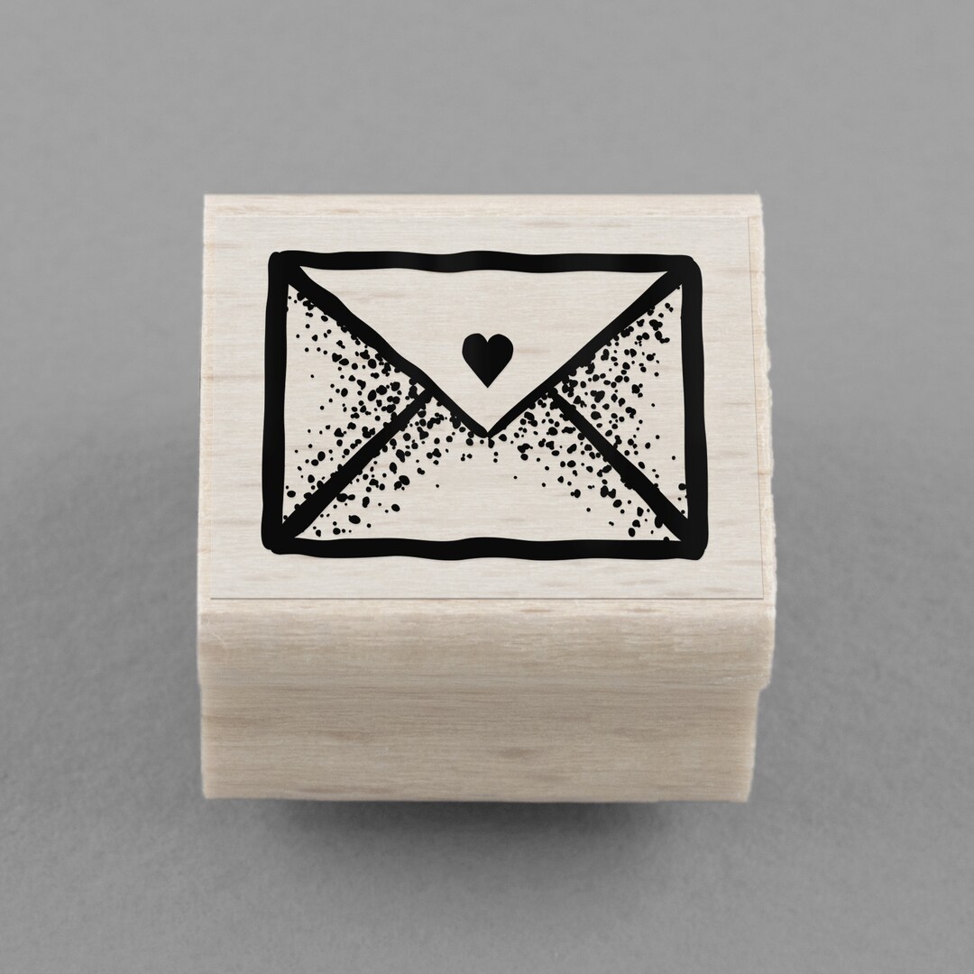 Rubber Stamp Envelope 25 X 20 Mm - Etsy