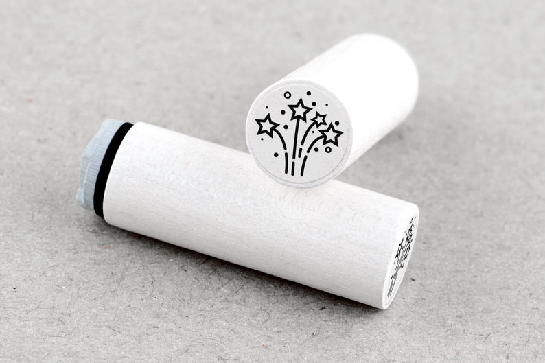 Mini Rubber Stamp Fireworks - Etsy