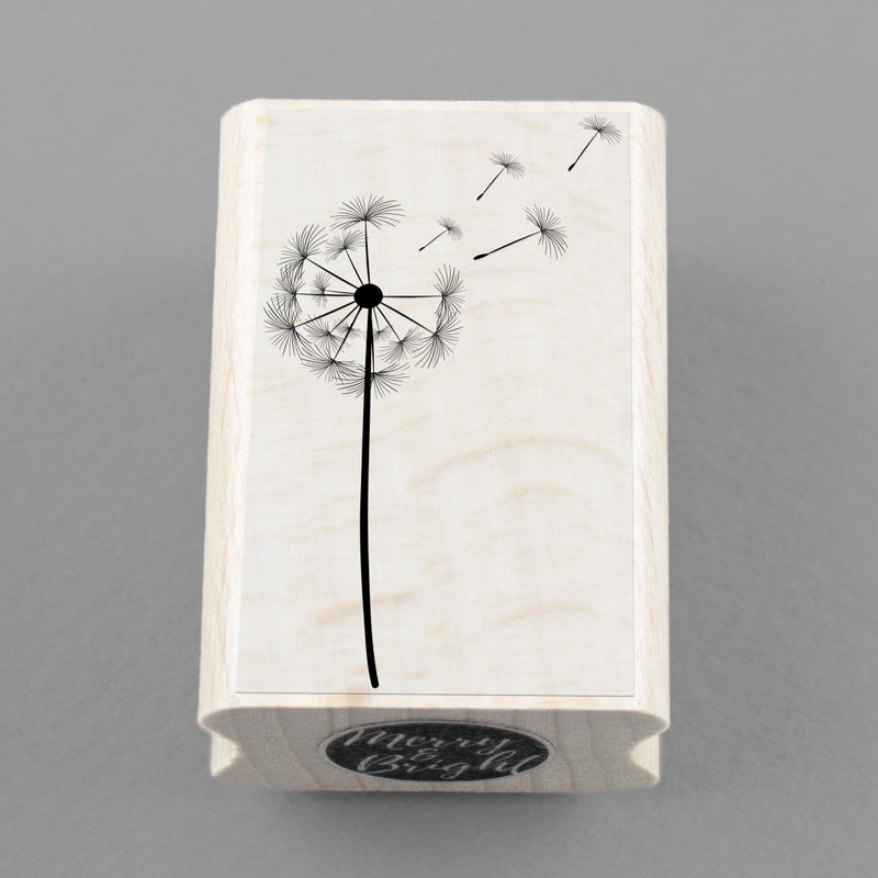 Dandelion Stamp - Etsy UK