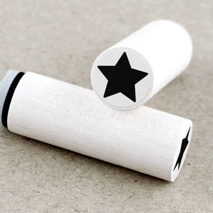 Mini Rubber Stamp Star - Etsy