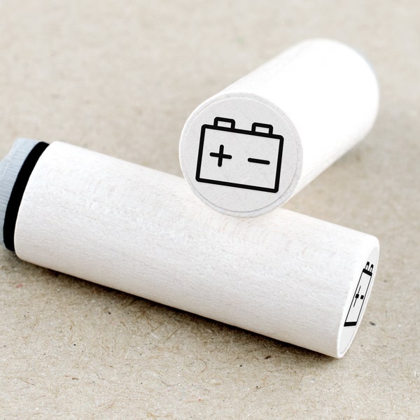Battery Stamp - Etsy