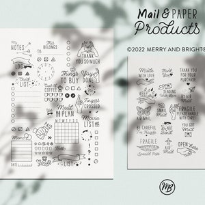 Rubber Stamp Things to Do 30 X 25 Mm - Etsy