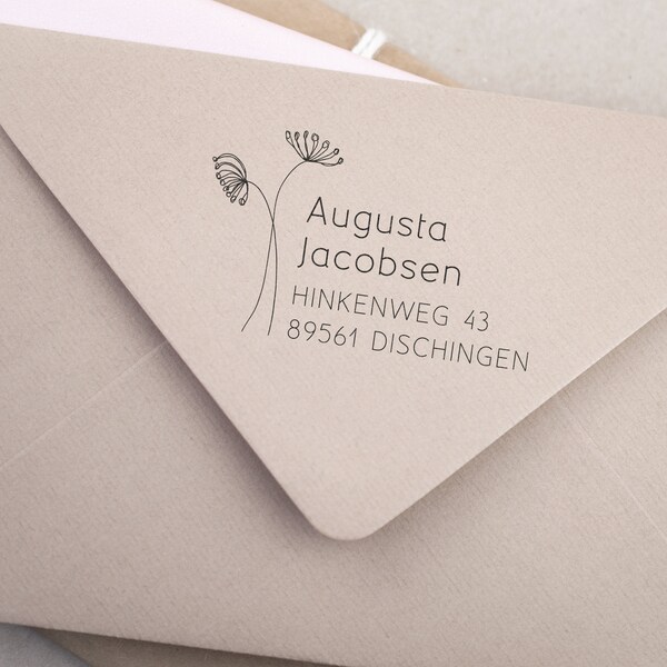 Address Stamp - Etsy