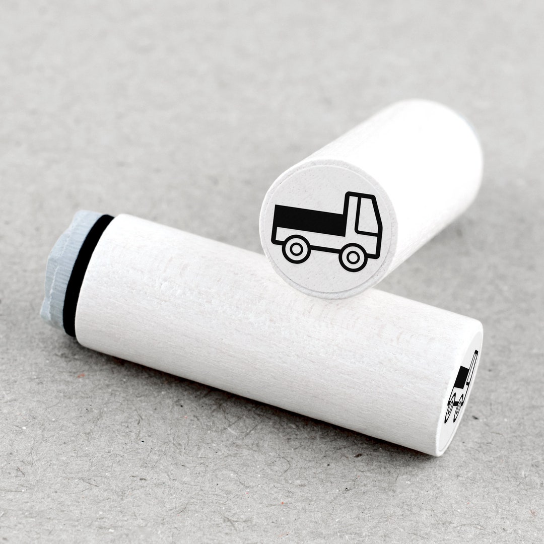 Mini Rubber Stamp Dump Truck - Etsy