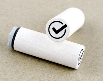 Check Rubber Stamp - Etsy