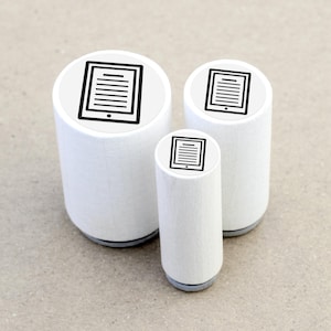 Mini Rubber Stamp Ebook Reader - Etsy