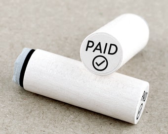 Self Inking Stamp trodat 4913 Paid Cash Check Credit Self Inking Rubber ...