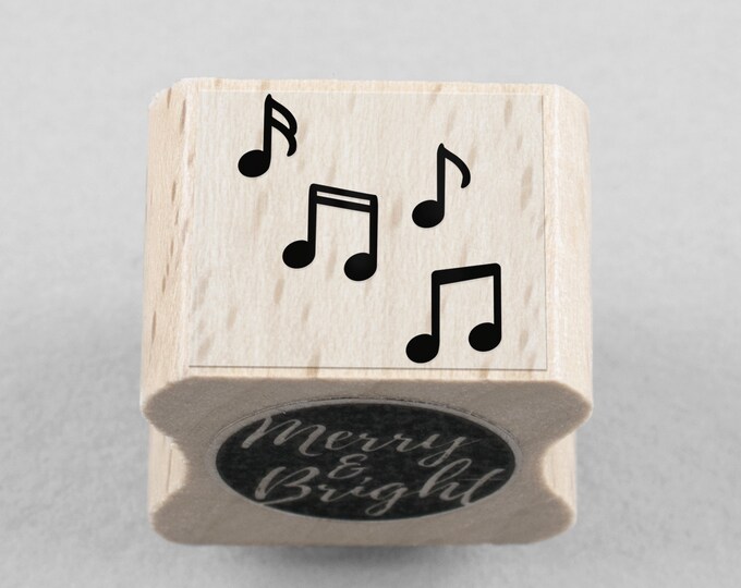 Rubber Stamp Musical Notes 15 X 15 Mm - Etsy