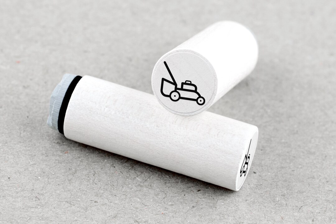 Mini Rubber Stamp Lawn Mower - Etsy