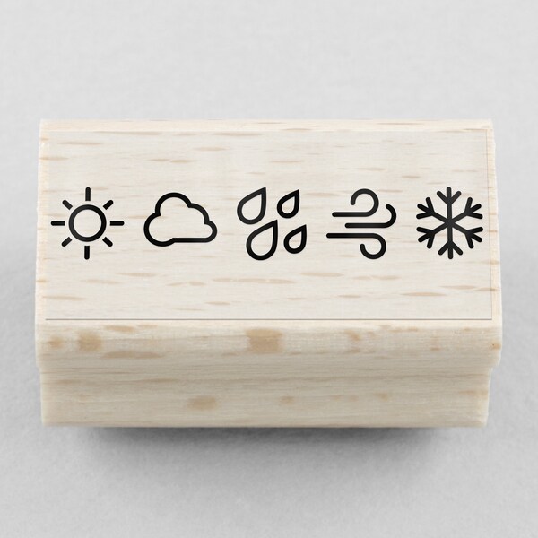 Weather Stamp - Etsy