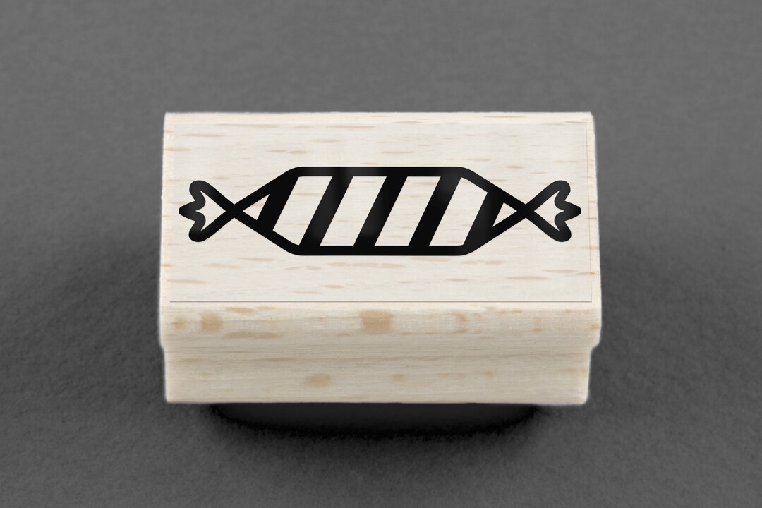 Rubber Stamp Candy 30 X 10 Mm - Etsy