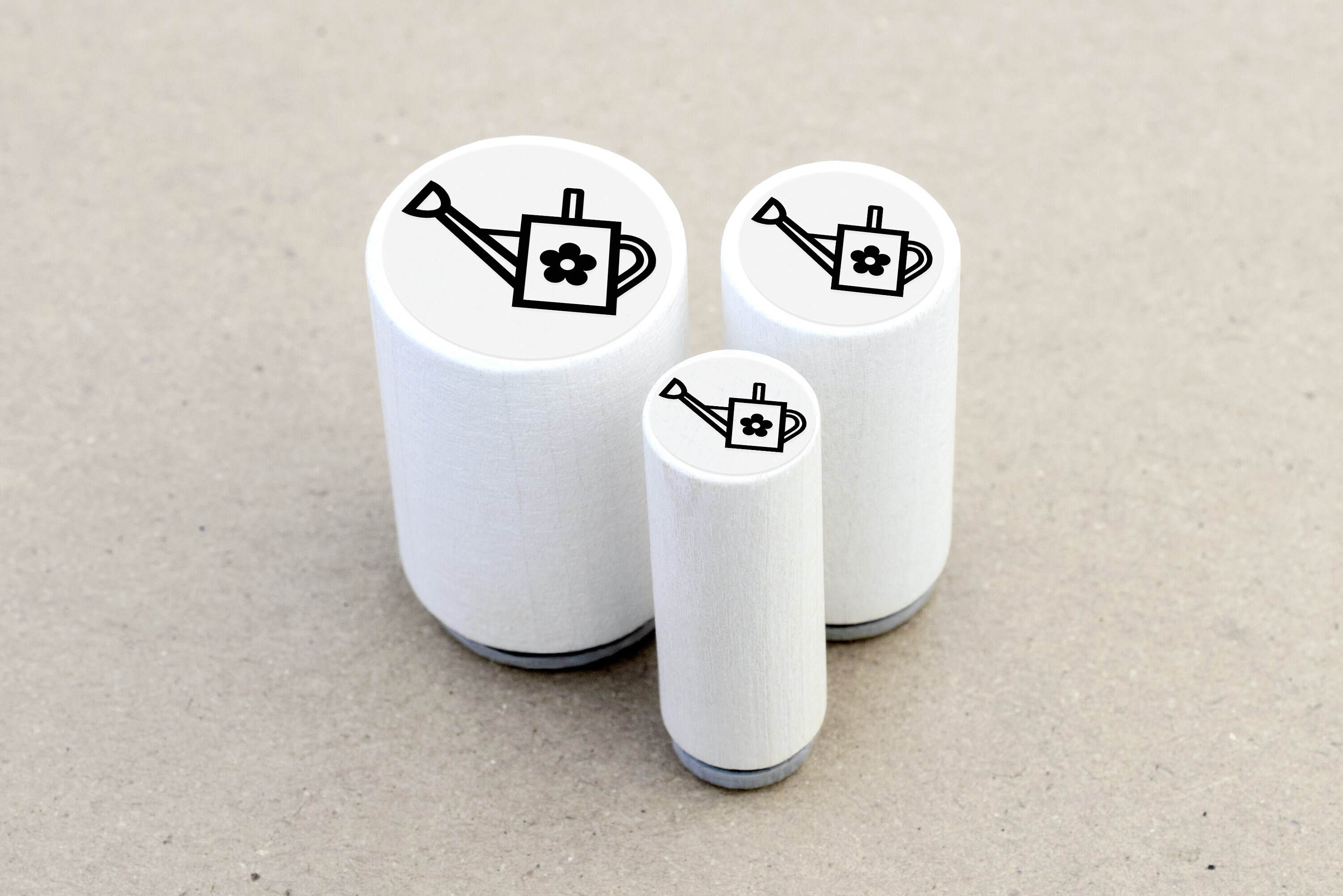 Mini Rubber Stamp Watering Can - Etsy