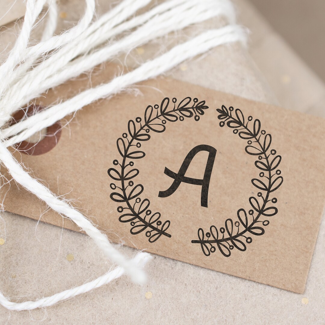 Initial Stamp in Different Sizes Design 8 - Etsy