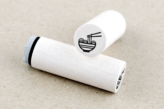 Mini Rubber Stamp Asian Noodles - Etsy
