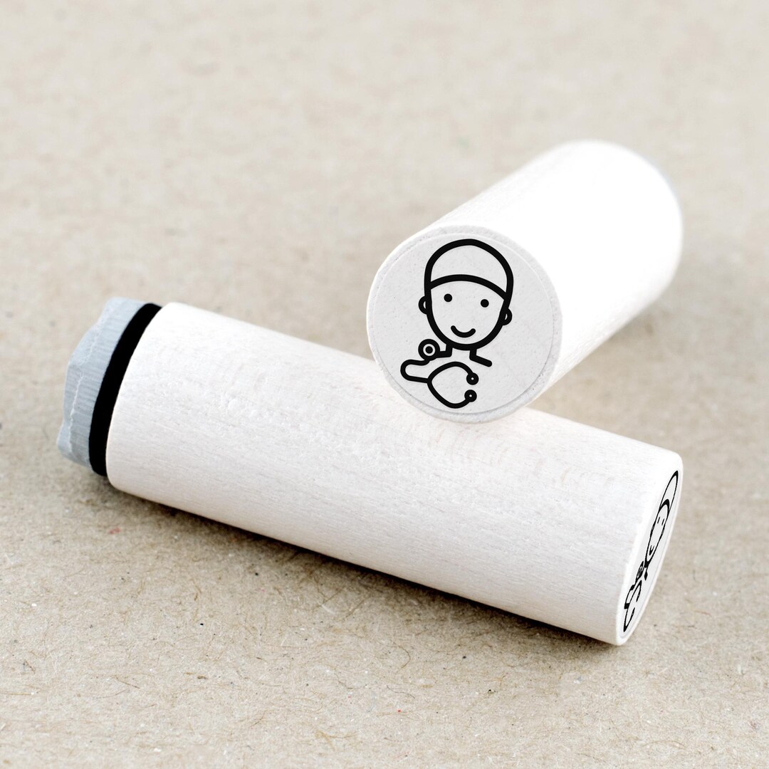 Mini Rubber Stamp Doctor - Etsy