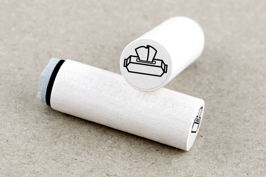 Mini Rubber Stamp Damp Paper - Etsy