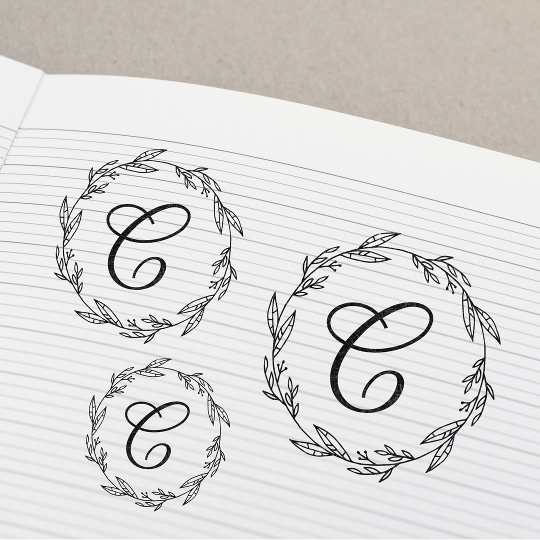 Initial Stamp in Different Sizes Design 35 - Etsy