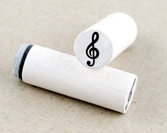 Treble Clef Stamp | Etsy