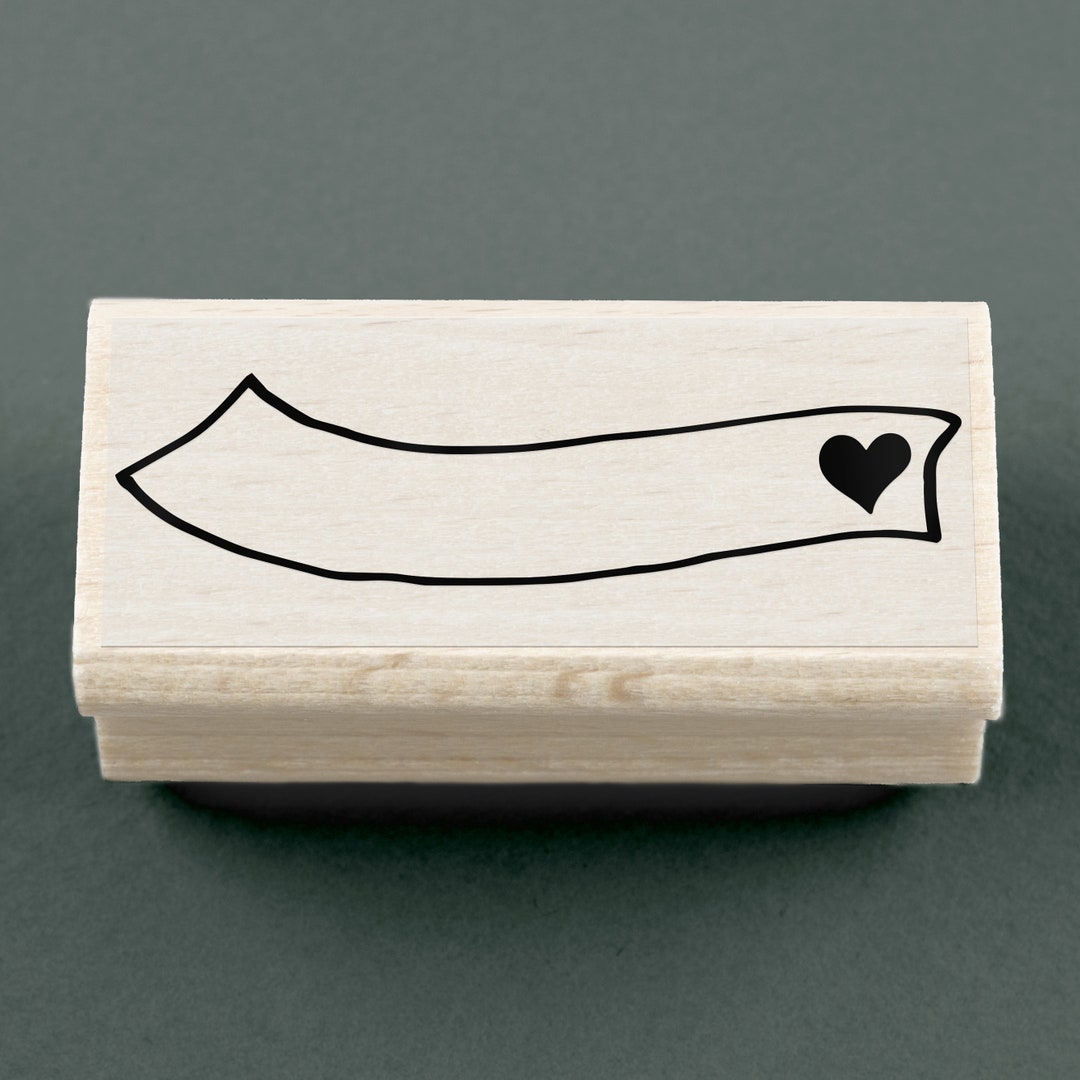 Rubber Stamp Banner 65 X 20 Mm - Etsy