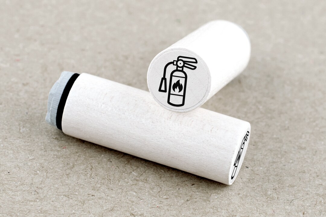 Mini Rubber Stamp Fire Extinguisher - Etsy