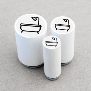 Ministempel Badewanne - Etsy.de