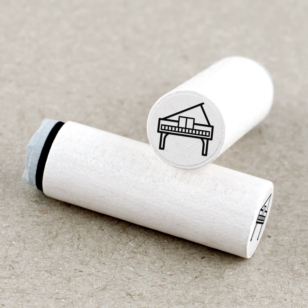 Mini Rubber Stamp Piano - Etsy