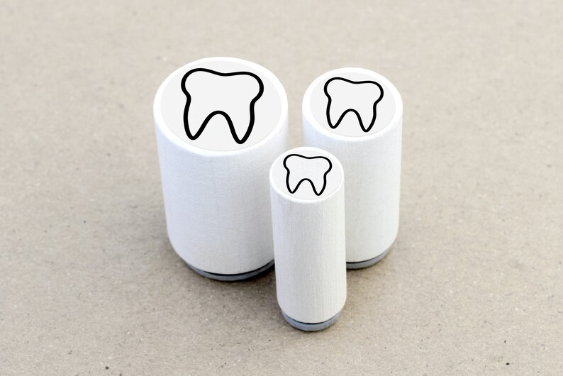 Mini Rubber Stamp Tooth - Etsy
