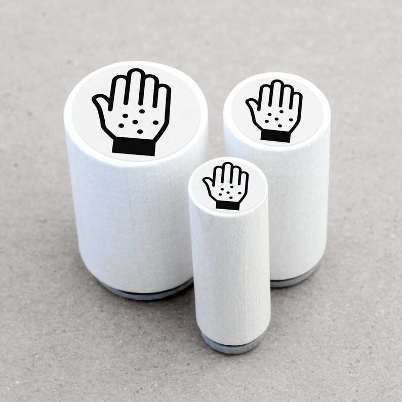 Mini Rubber Stamp Skin Rash - Etsy