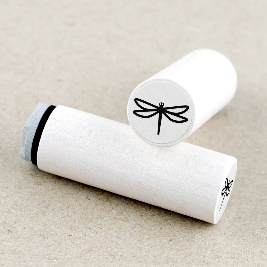Mini Rubber Stamp Dragonfly - Etsy