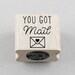 Rubber Stamp You Got Mail 25 X 25 Mm - Etsy