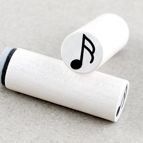 Musical Note Rubber Stamp - Etsy