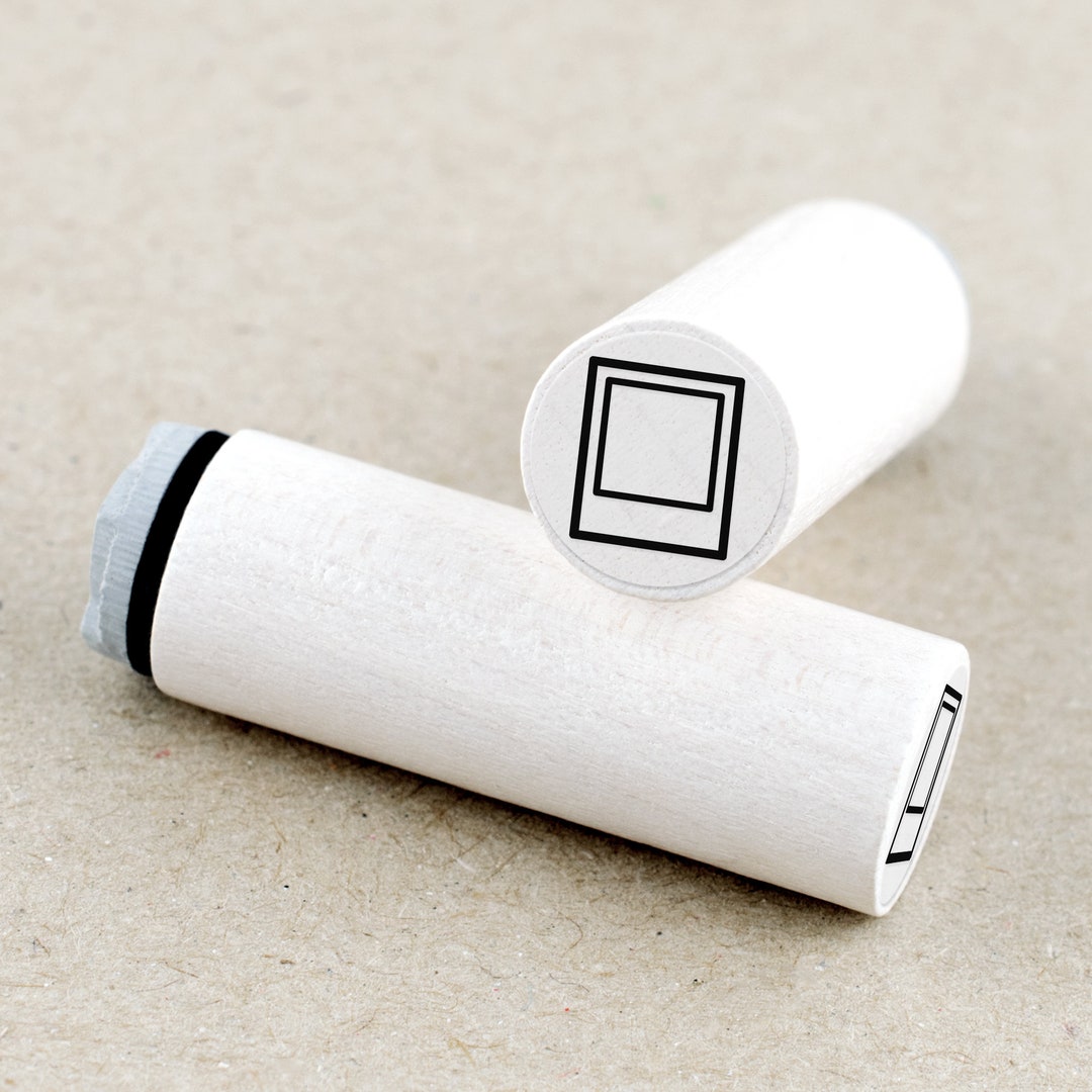 Mini Rubber Stamp Instant Photo - Etsy