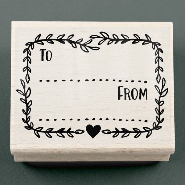 To From Stamp - Etsy
