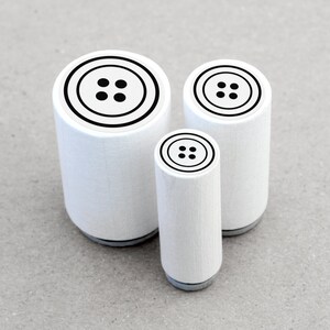 Mini Rubber Stamp Button - Etsy