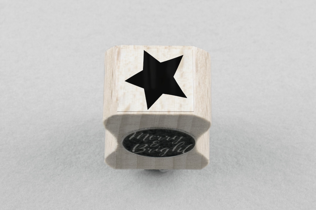 Rubber Stamp Star 10 X 10 Mm - Etsy