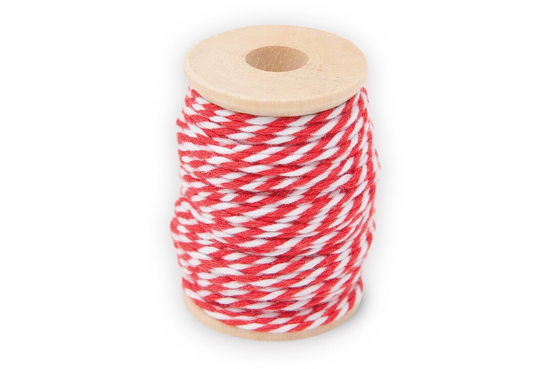 Cord Red/white 15 Meters - Etsy