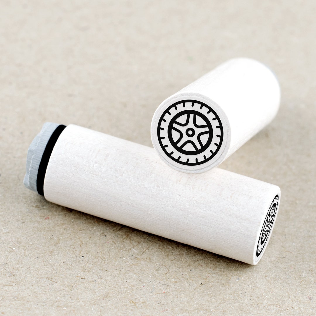 Mini Rubber Stamp Car Tires - Etsy